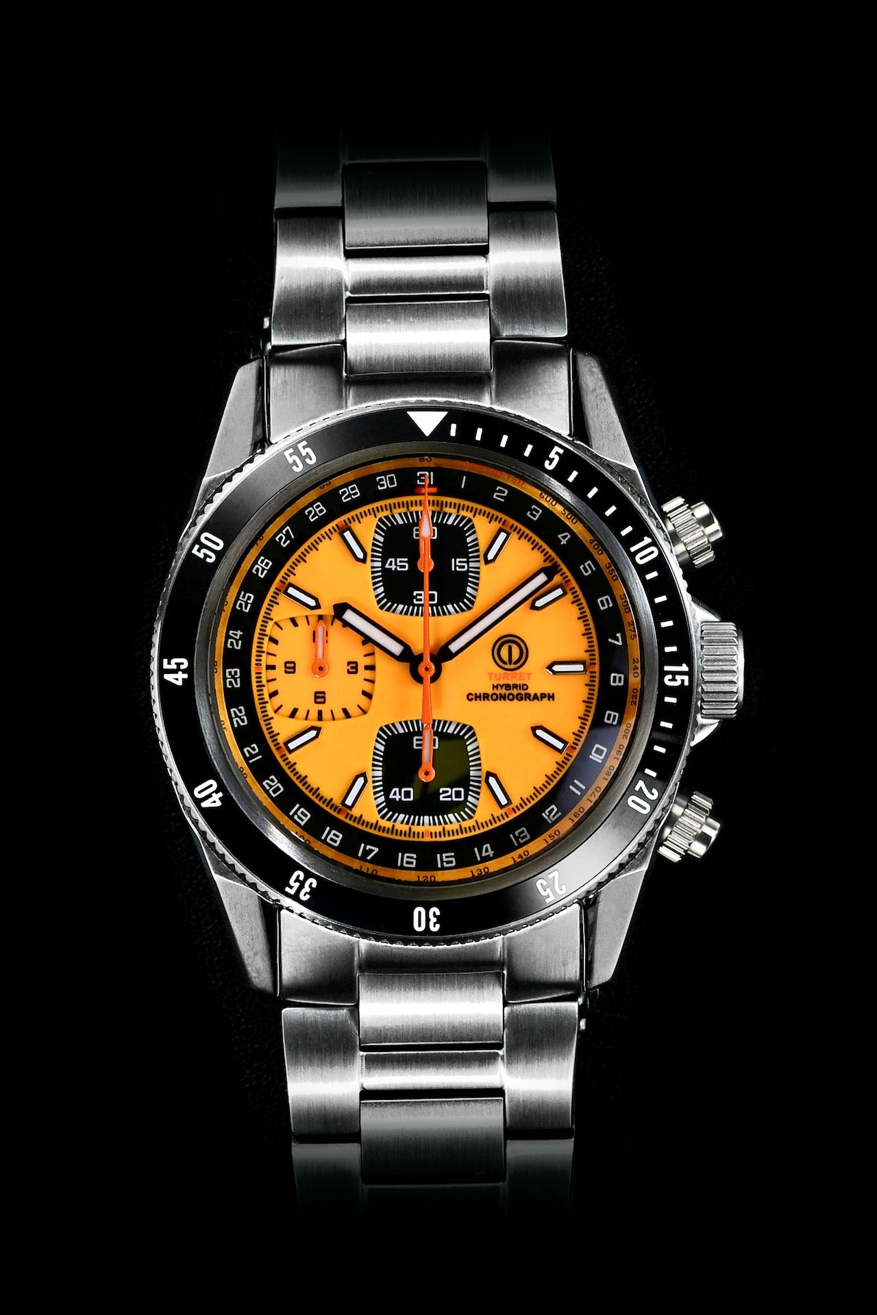 TURRET MARINE CHRONOGRAPH V2 BISMARCK YELLOW MODEL TRC-21B (BRACELET ...
