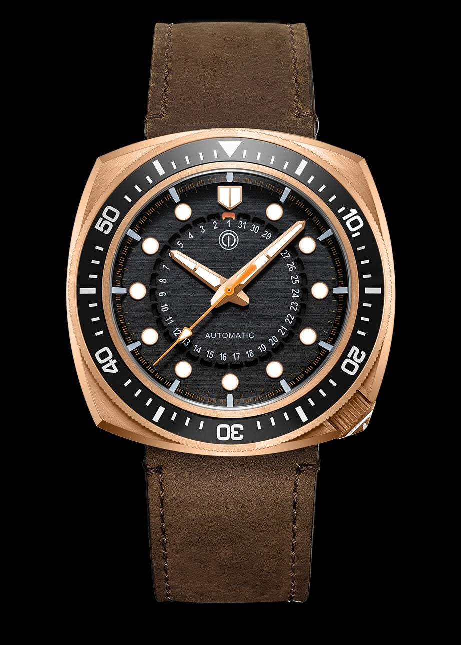 CUTTLECHRON BRONZE CUSN8 BLACK MODEL: CCB-01 – MMI WATCHES