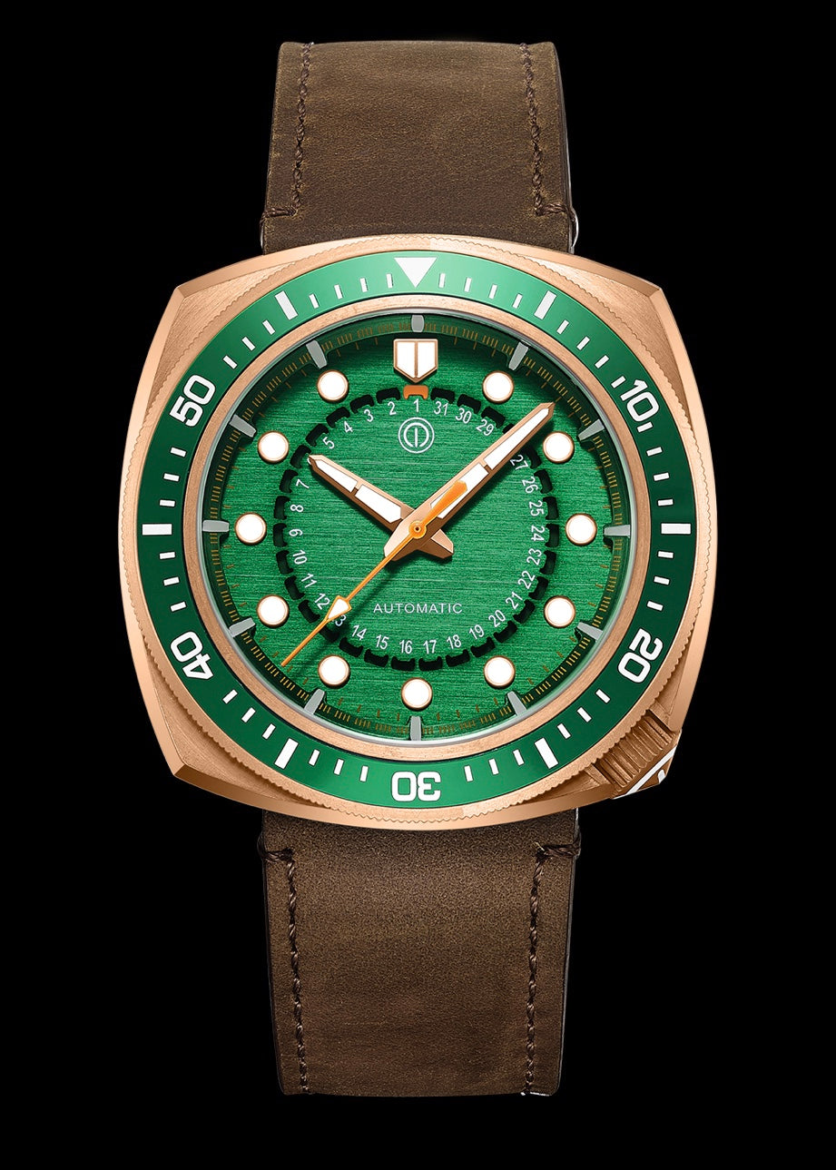 CUTTLECHRON BRONZE CUSN8 GREEN MODEL: CCB-02 – MMI WATCHES