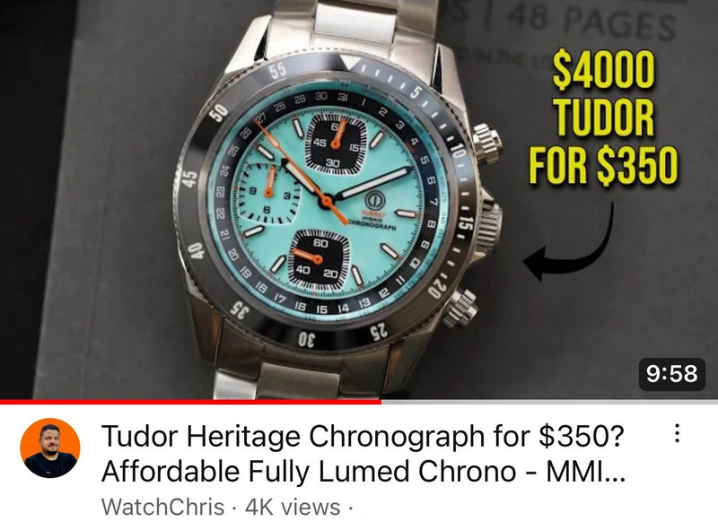 MMI WATCHES - TRADITIONAL WATCH, NON TRADITIONAL DESIGN