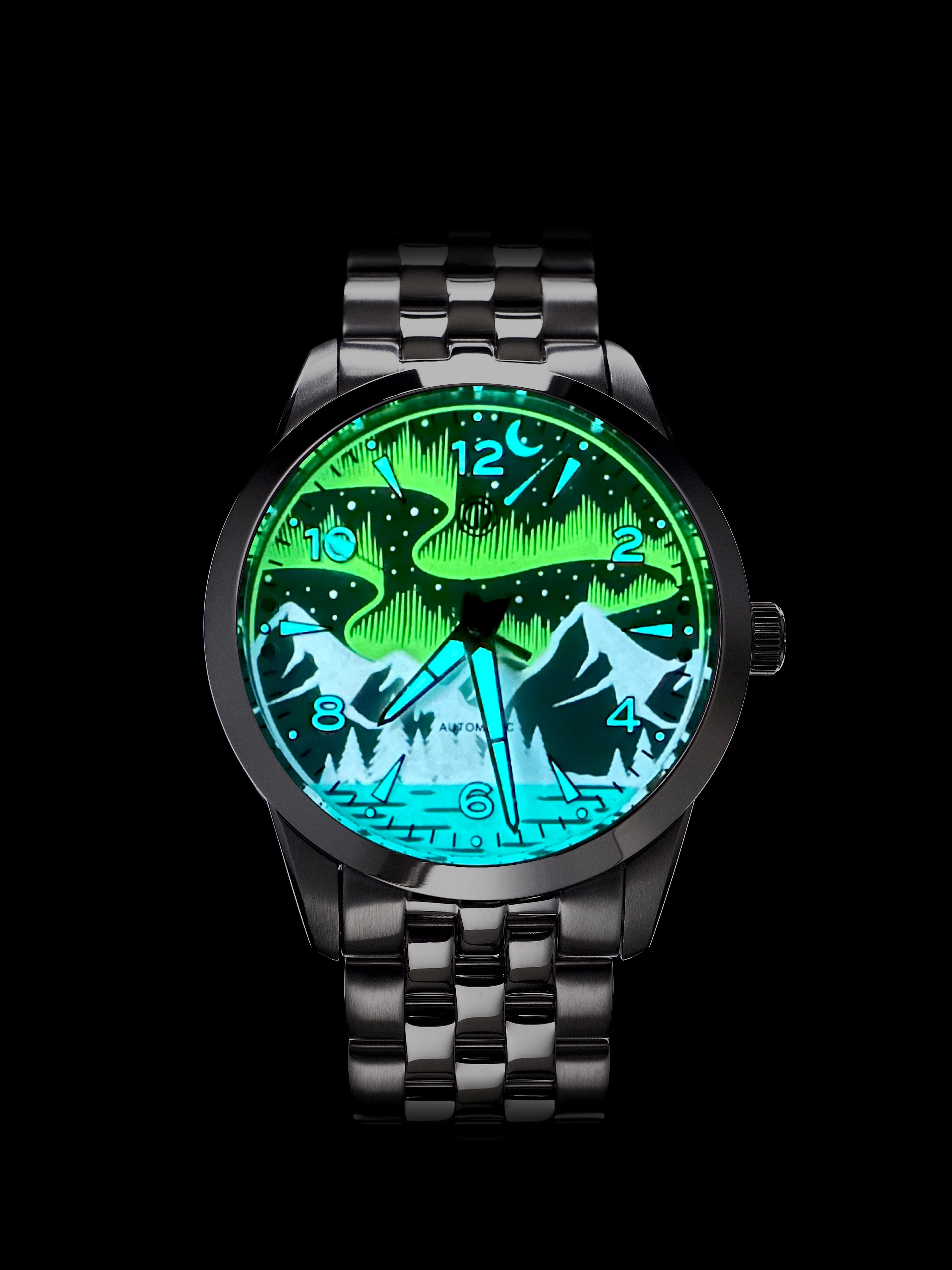 NOR-LIGHT II (TRI-LUME) : "WHITE NO DATE SAPPHIRE DIAL" MODEL NL-20 (D ...