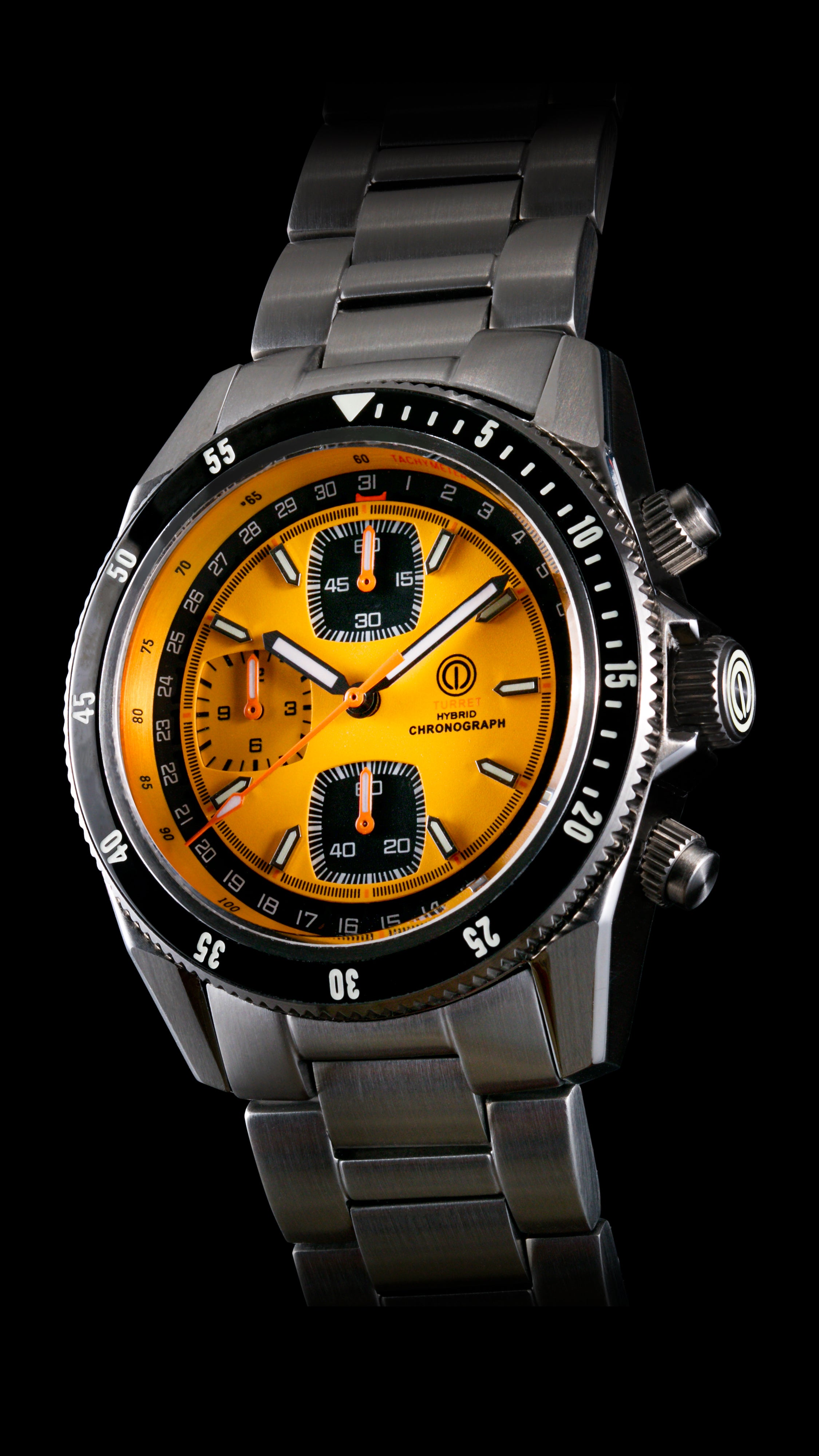 TURRET MARINE CHRONOGRAPH BISMARCK YELLOW TRC-05 – MMI WATCHES