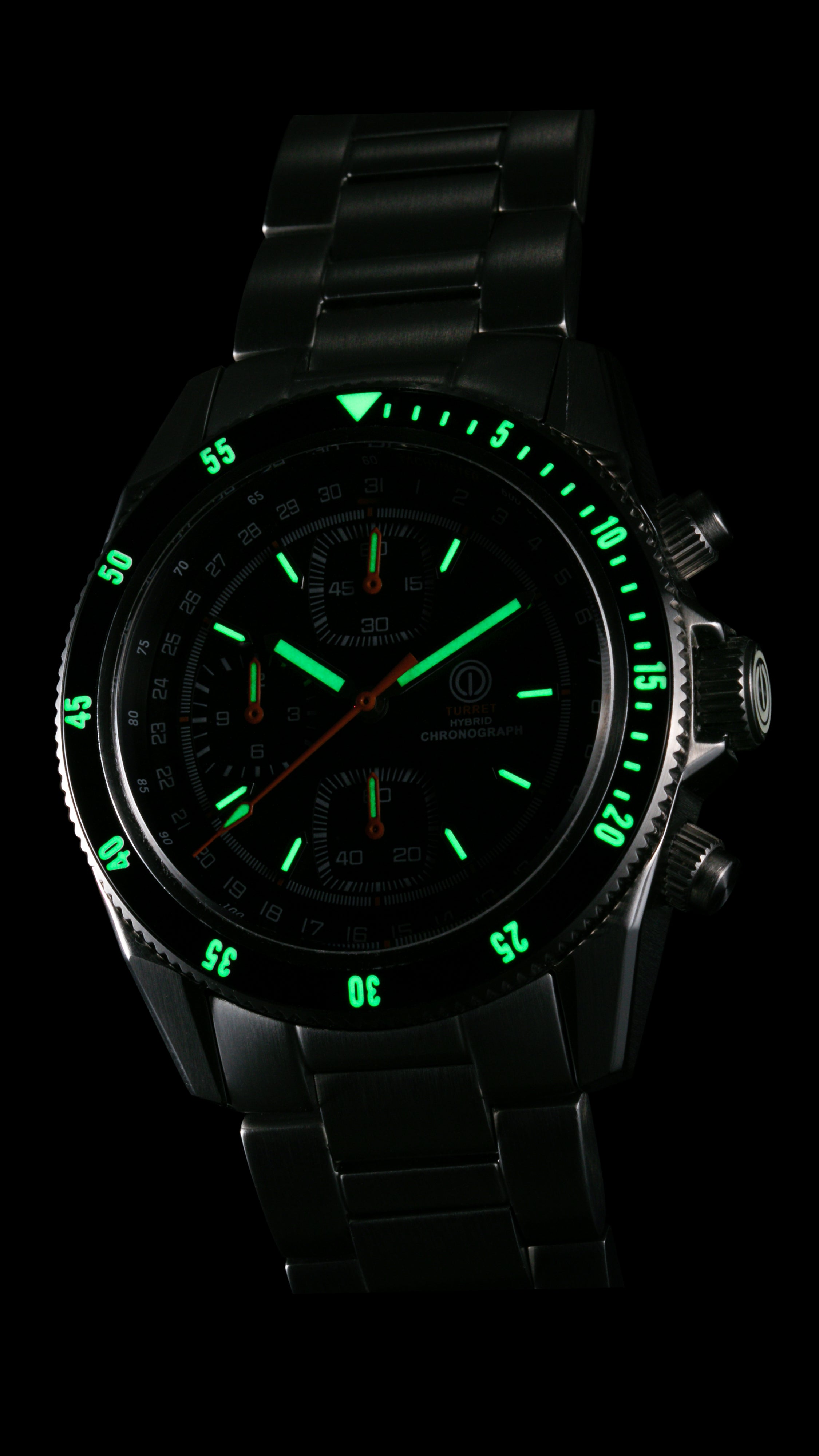 TURRET MARINE CHRONOGRAPH KIROV RED TRC-03B (BRACELET) [DELIVERY: 18TH ...